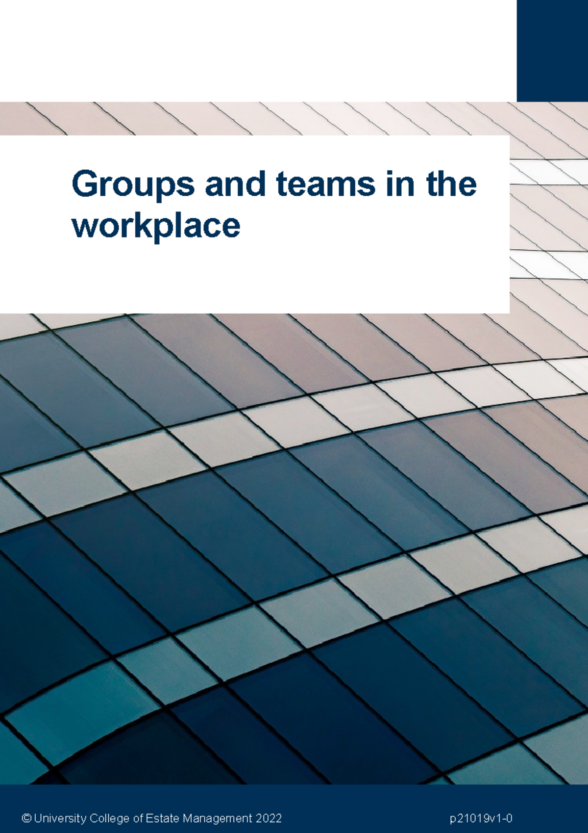 Groups and teams in the workplace - Groups and teams in the workplace ...