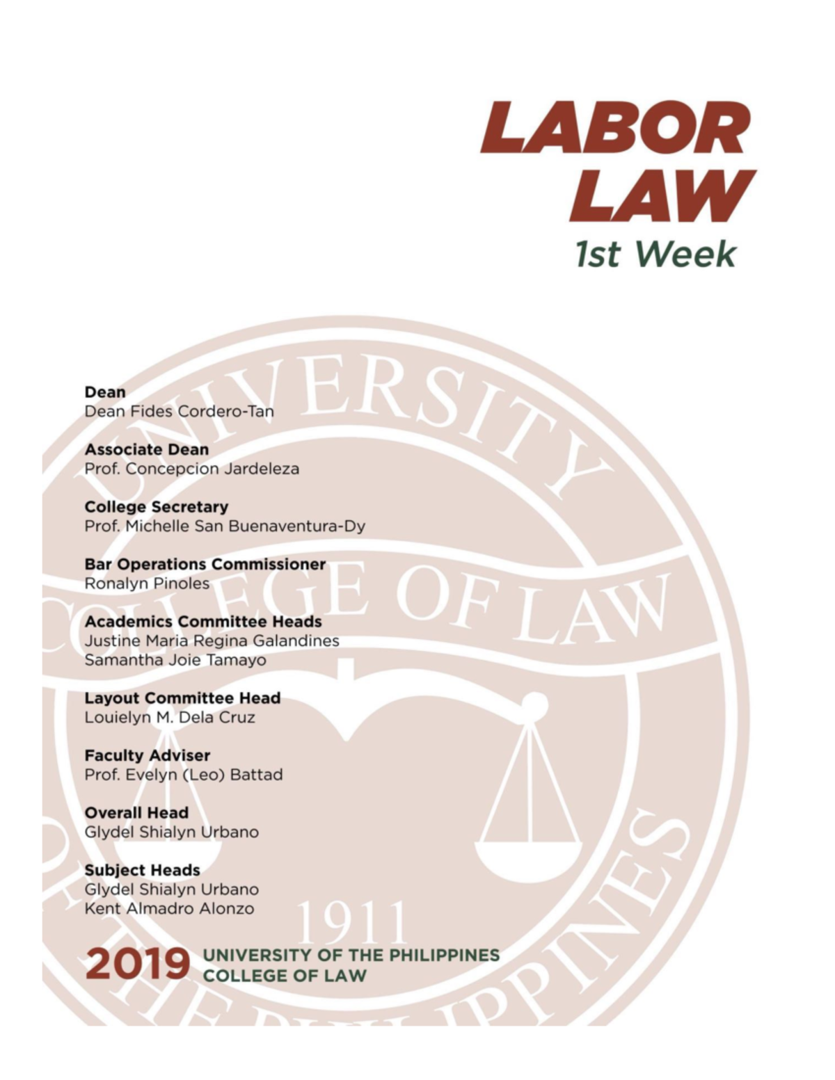 Bar Exam reviewer - Labor Law 2020 from UP - LABOR LAW 1 LABOR LAW 2 ...