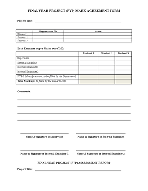 Project Proposal Template for FYP - BSCS - M. Omar Farooq Khan Final ...