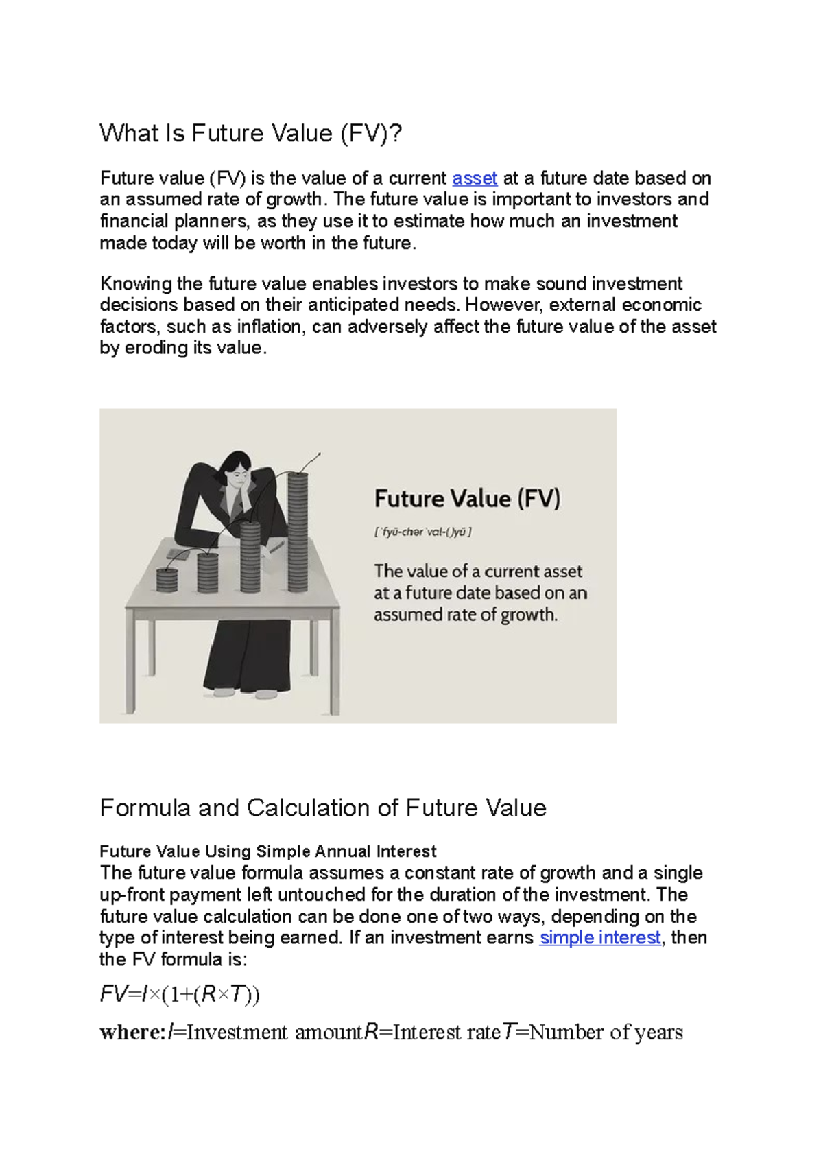 What Is Future Value - dfdsgg - What Is Future Value (FV)? Future value ...