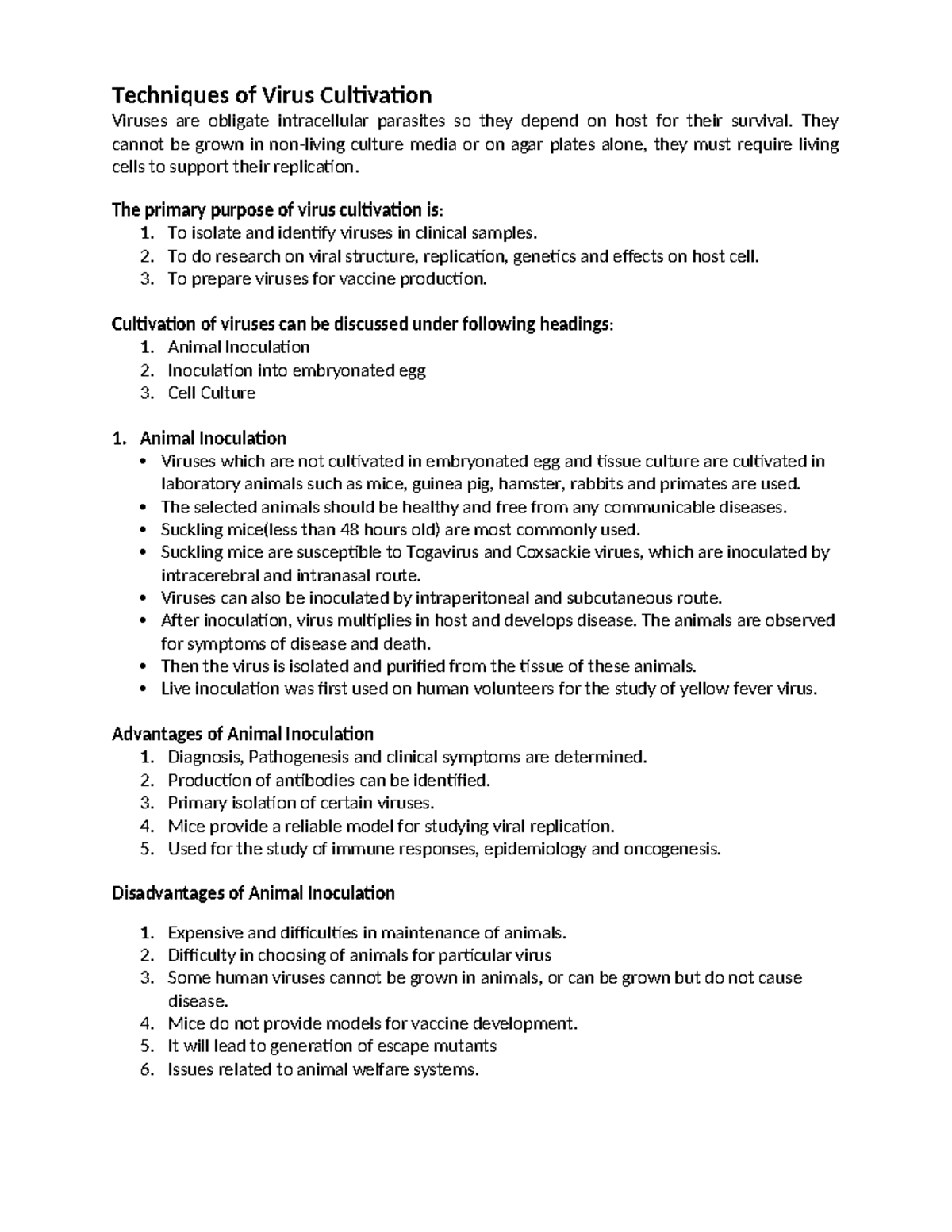 Techniques of Virus Cultivation - Techniques of Virus Cultivation ...