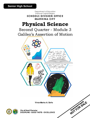 Regular-Grade 7 Science - Physical Science - Studocu