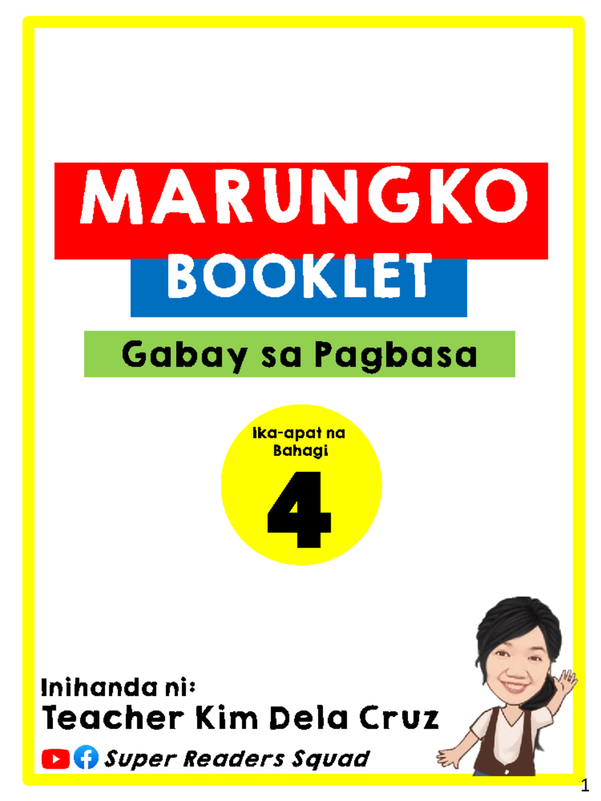 Copy of Marungko B4 v - BOOKLET Gabay sa Pagbasa 4 Ika-apatna Bahagi ...