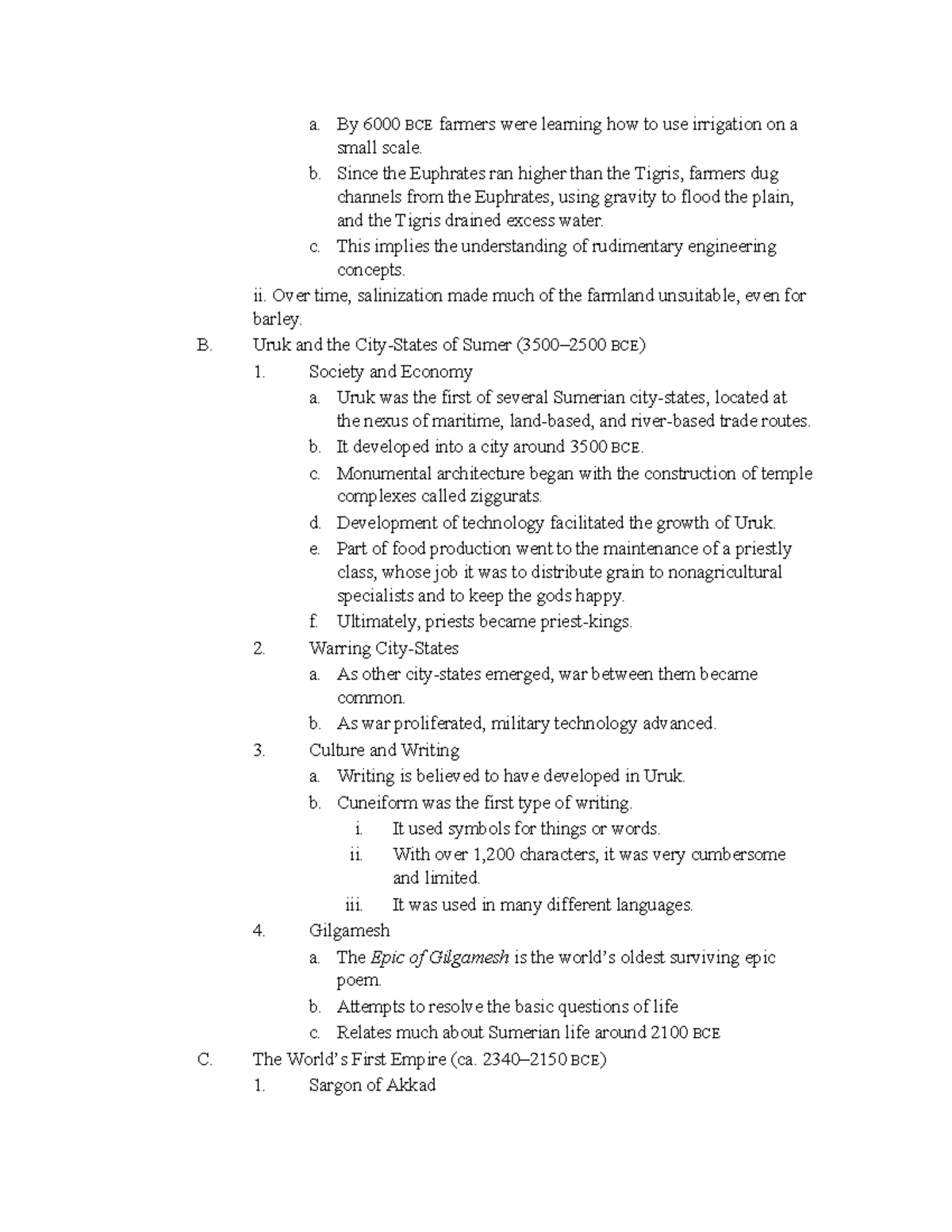 Ch04-outline 2 - Lecture Notes for Dr. Kim Un Lee for History - a. By ...
