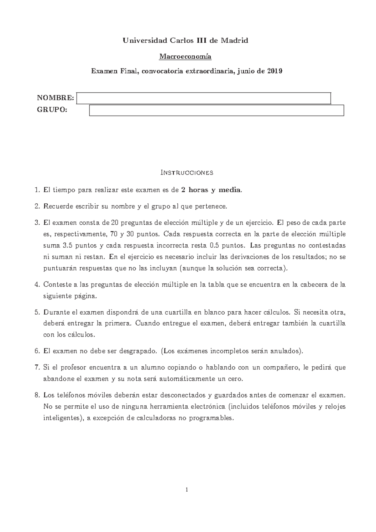 2019 solucion examen final junio 2 - Universidad Carlos III de Madrid ...