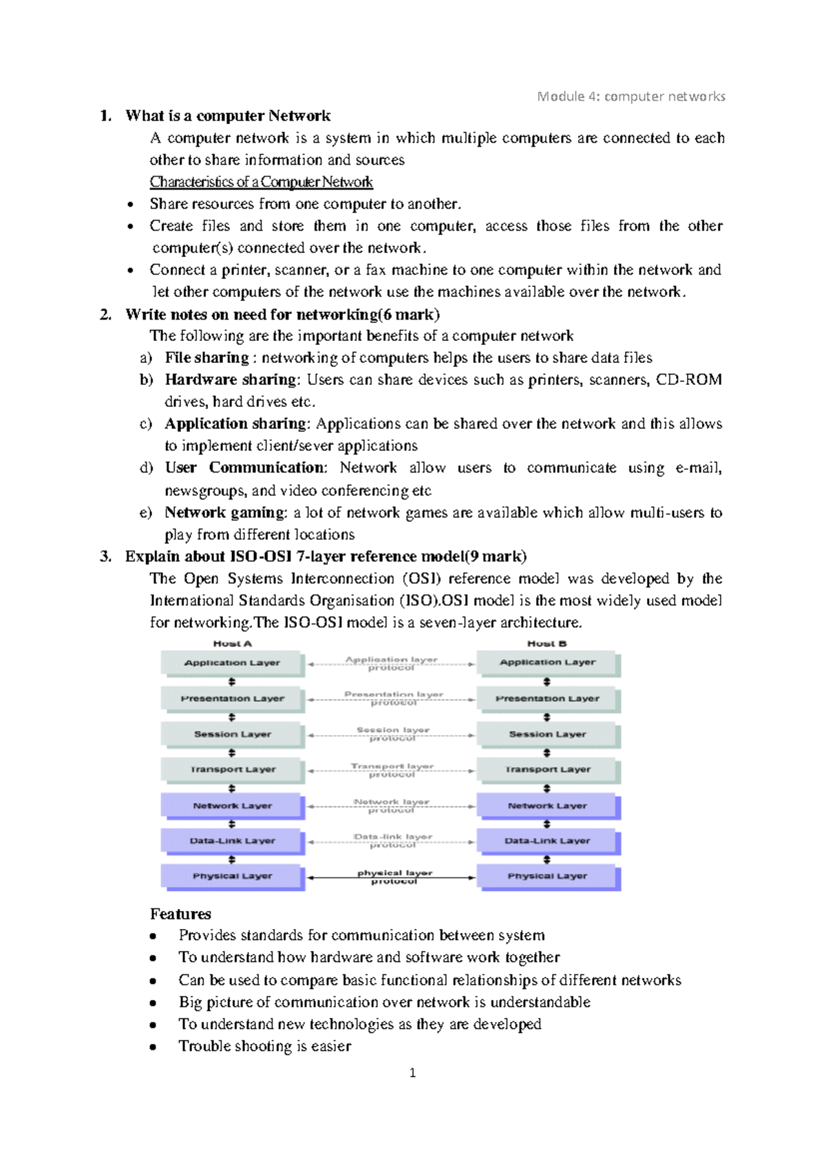 Hardware module 4 - What is a computer Network A computer network is a ...
