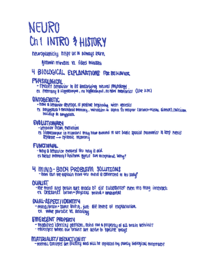 Neuro ch2 notes - NEURO Ch 2 STRUCTURE ANDFUNCTION OF NS neurons basic ...