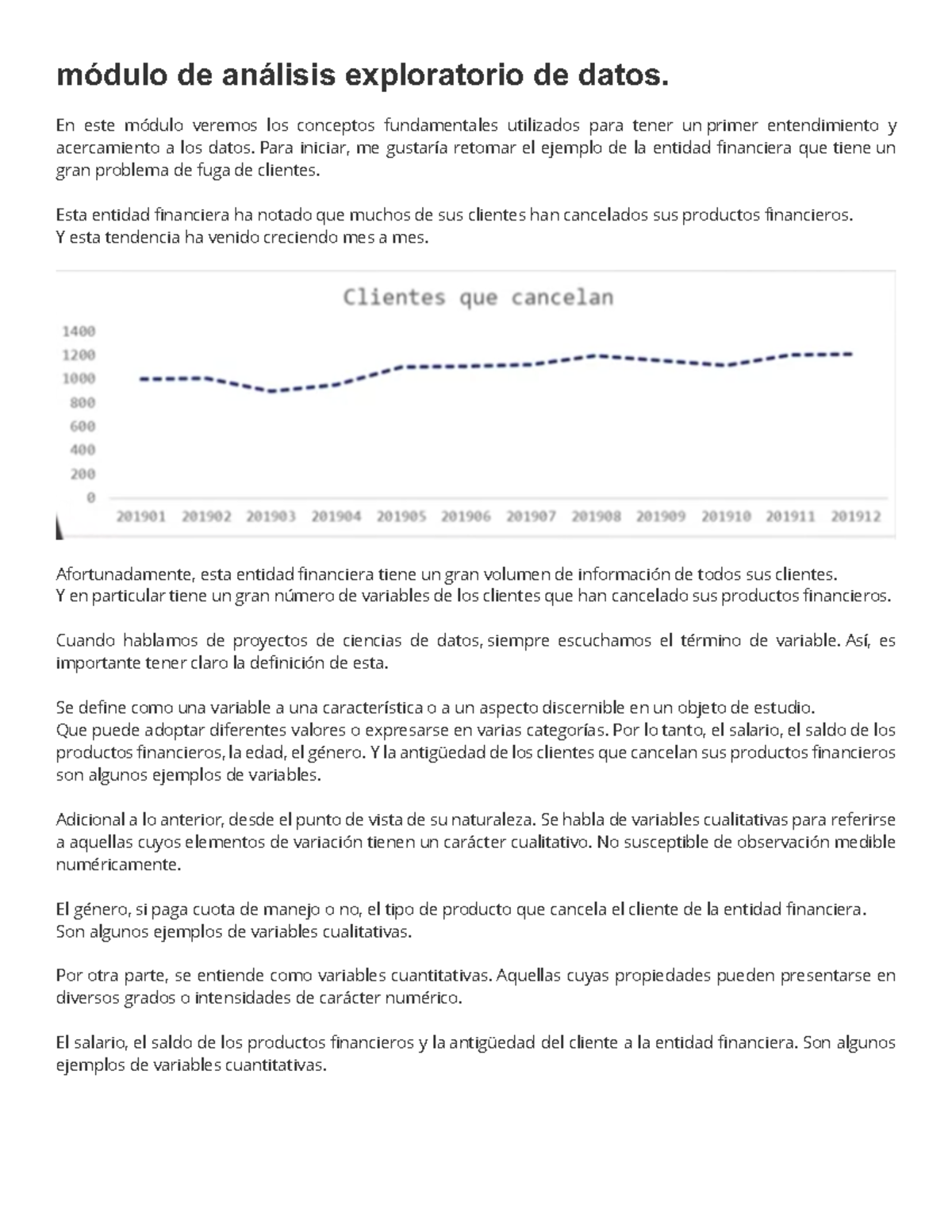 01 módulo de análisis exploratorio de datos - módulo de análisis exploratorio de datos. En este ...