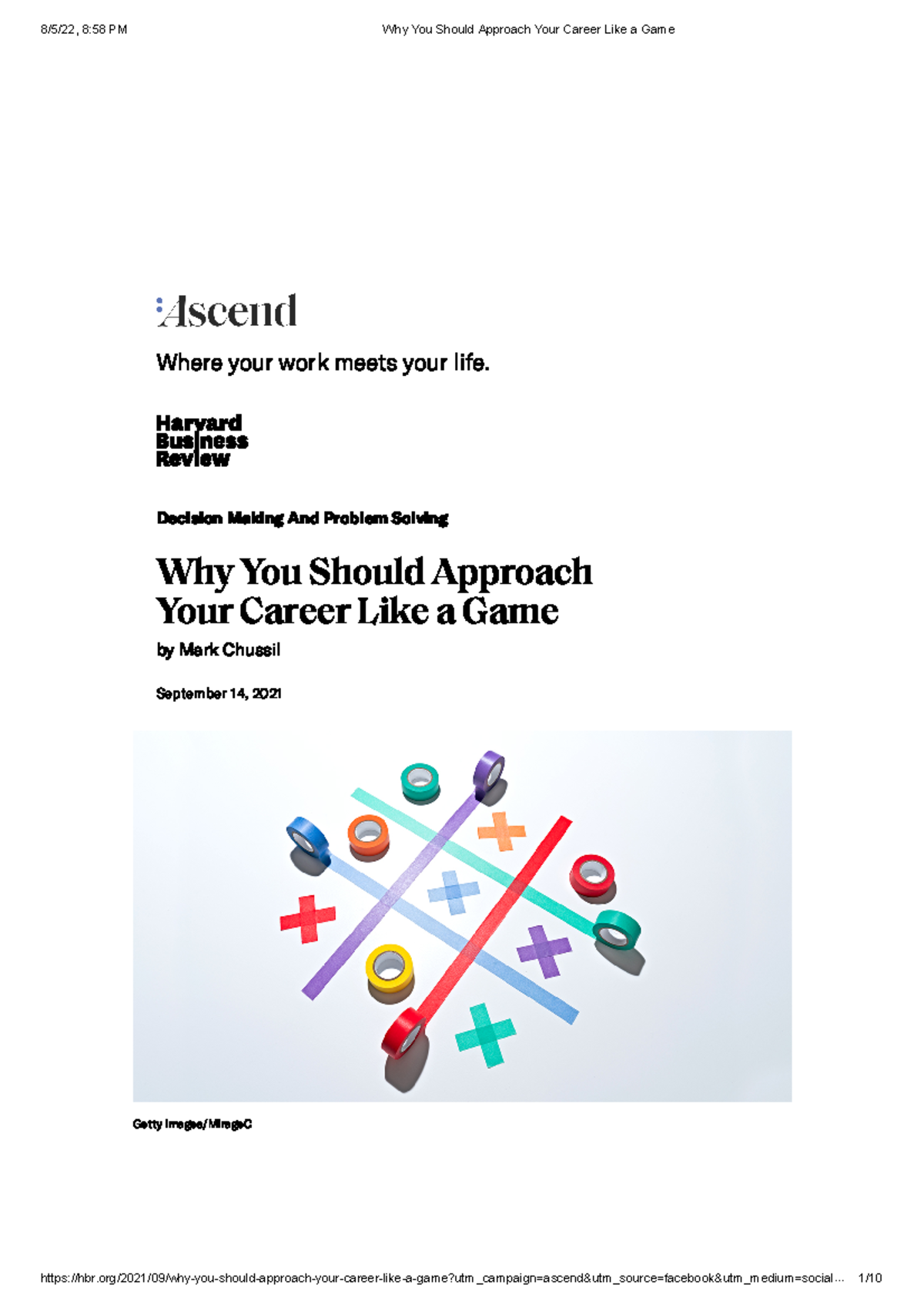 Why You Should Approach Your Career Like a Game - Where your work meets ...