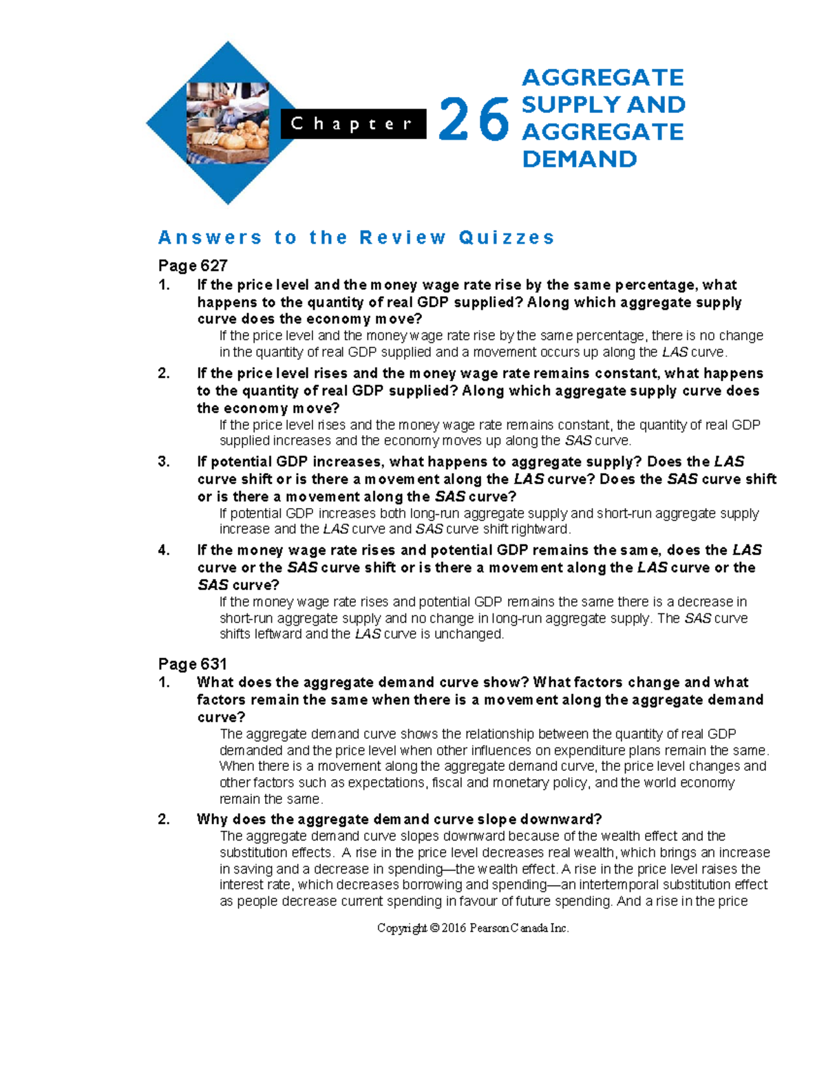 SM Cda9e CH26 - useful - C h a p t e r 26 AGGREGATE SUPPLY AND ...