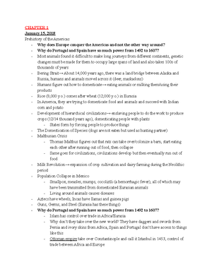 Qube sheet 1 - Hist 2111: Survey of U. History to 1877 Spring 2019 Qube ...
