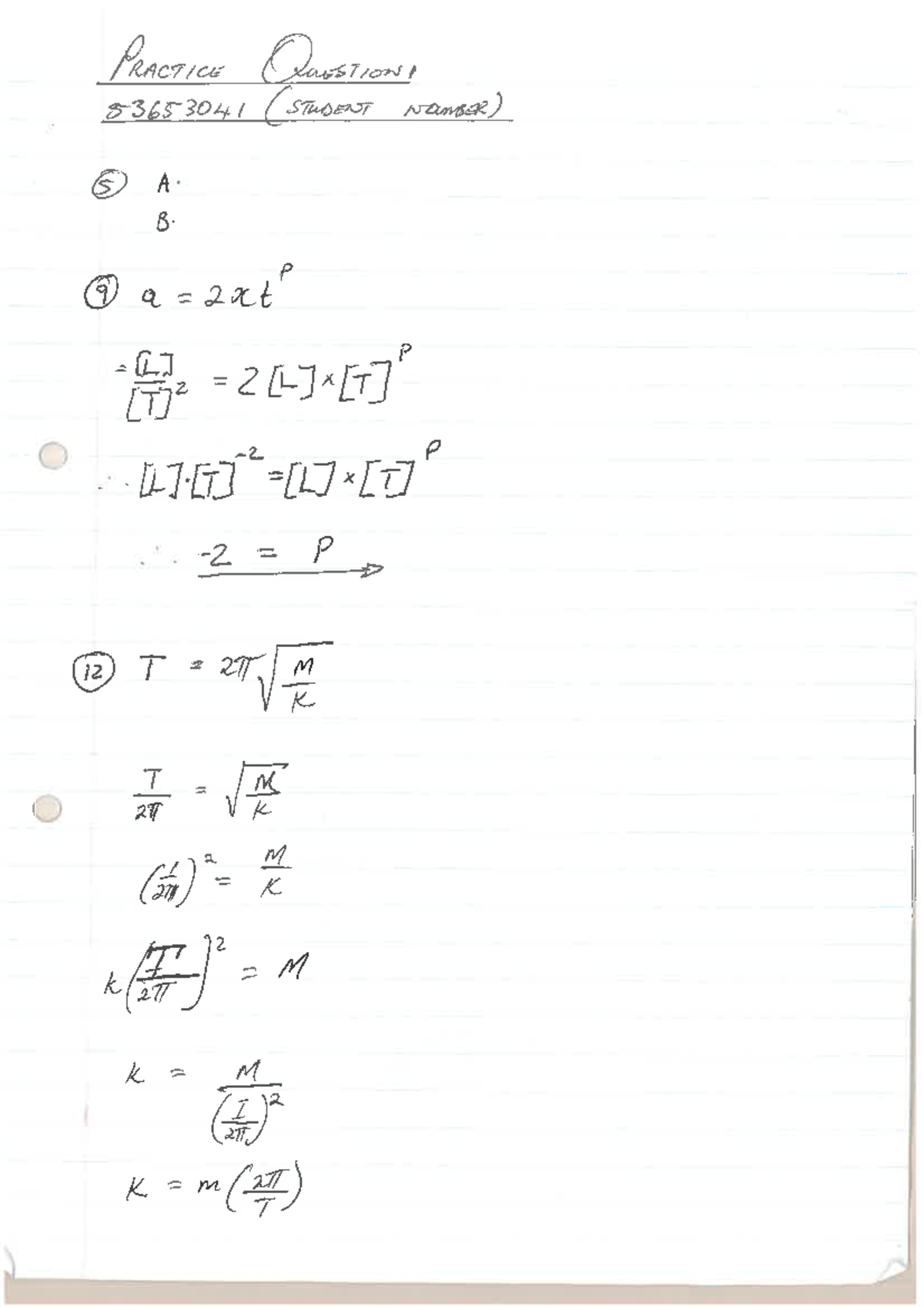 Practical Problems - PAST QUESTION PAPERS - EEA1501 - Studocu