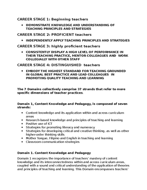 The Teaching Profession - Domain 4, Curriculum and Planning - Domain 4 ...