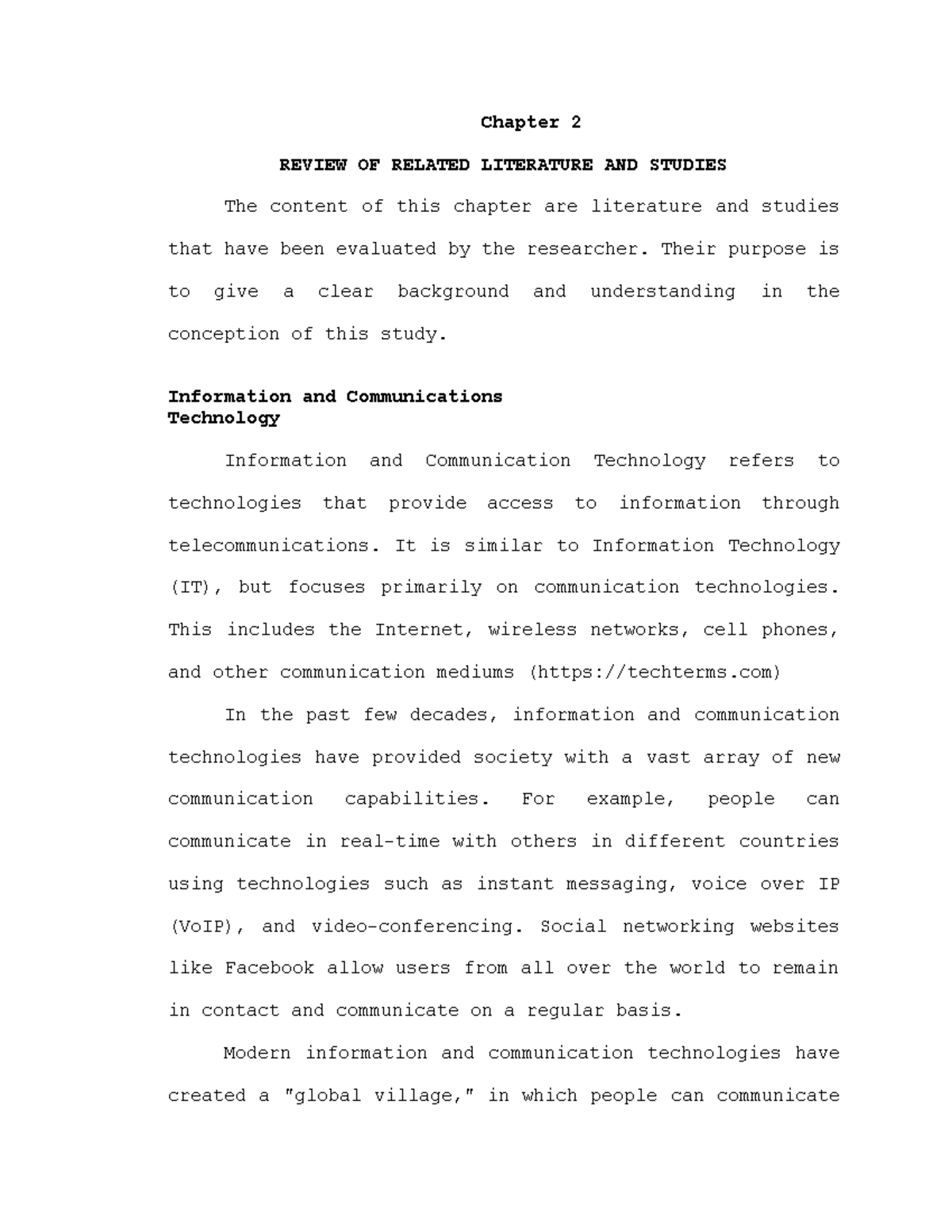 -Chapter-2 continued sample - Chapter 2 REVIEW OF RELATED LITERATURE ...