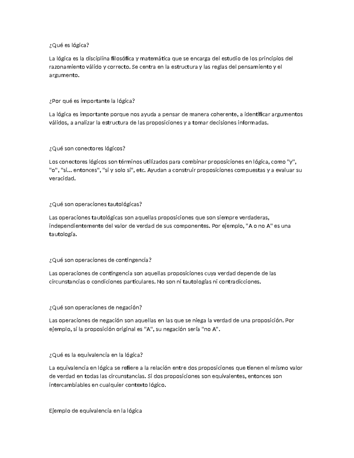 Qué es lógica preguntas - ¿Qué es lógica? La lógica es la disciplina ...