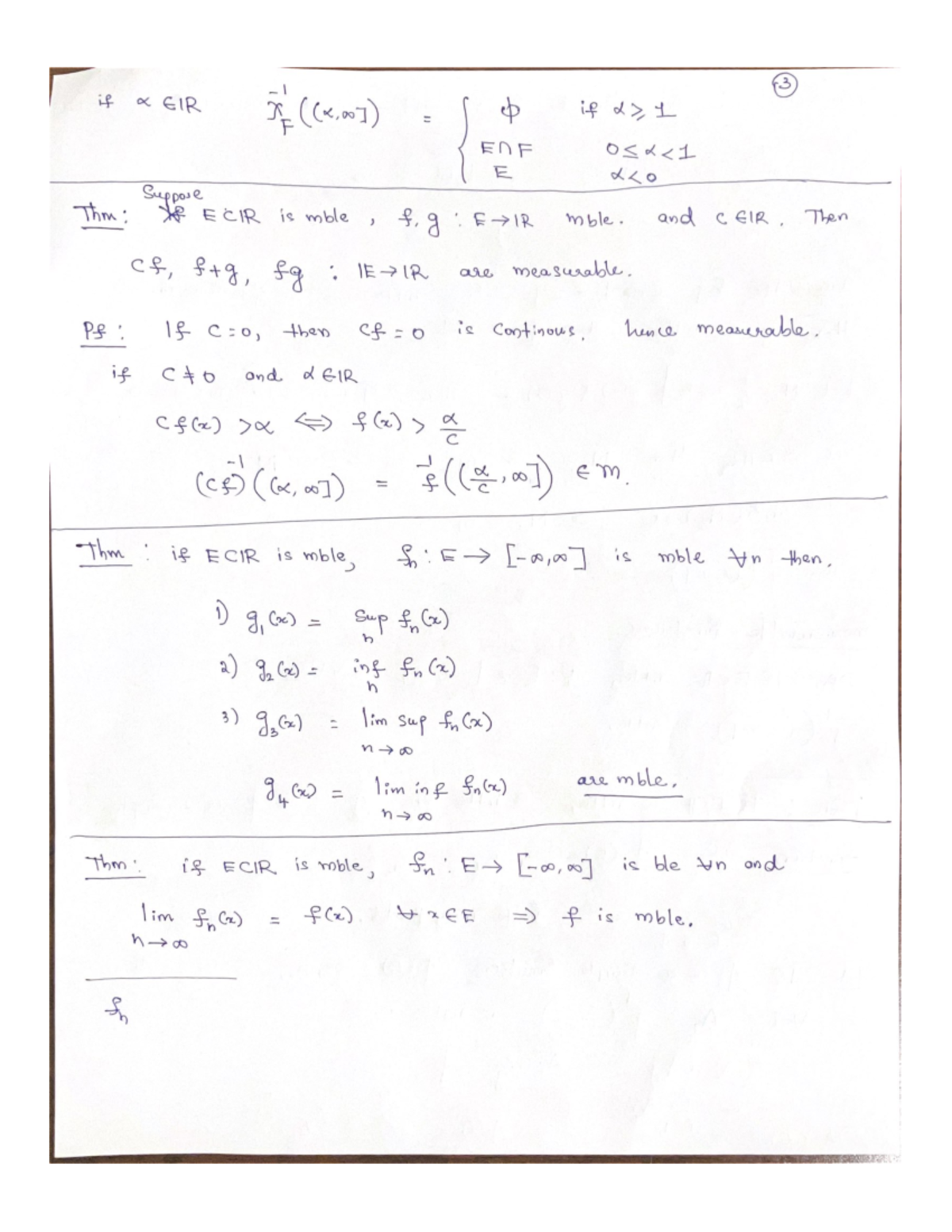 Measurable functions - MATH 5215 - Studocu