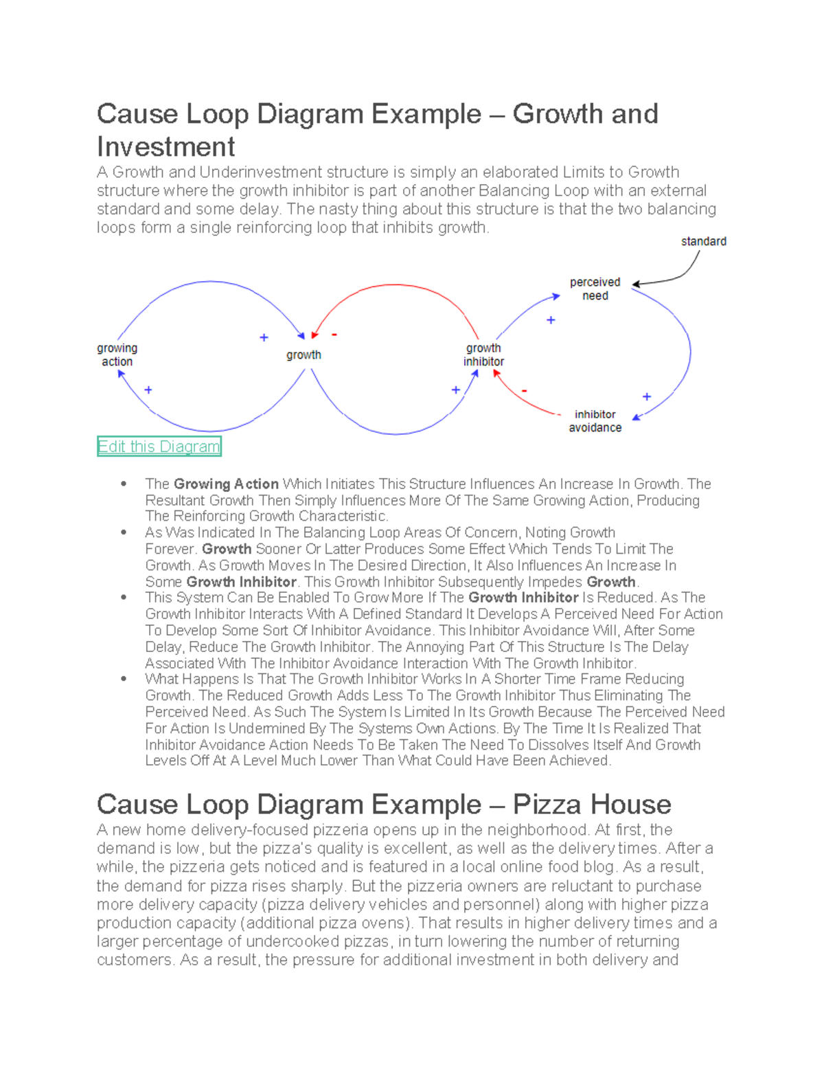 Cause Loop Diagram Example - The nasty thing about this structure is ...