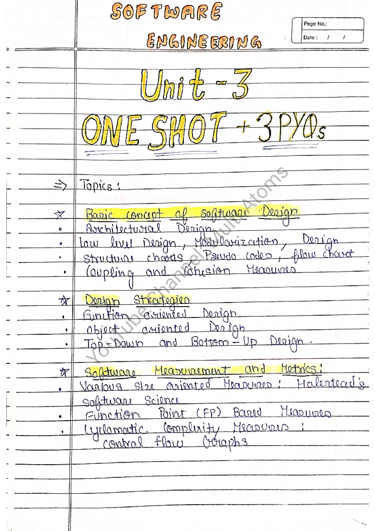 SE-UNIT-3- Bymultiatoms - B.tech - Studocu