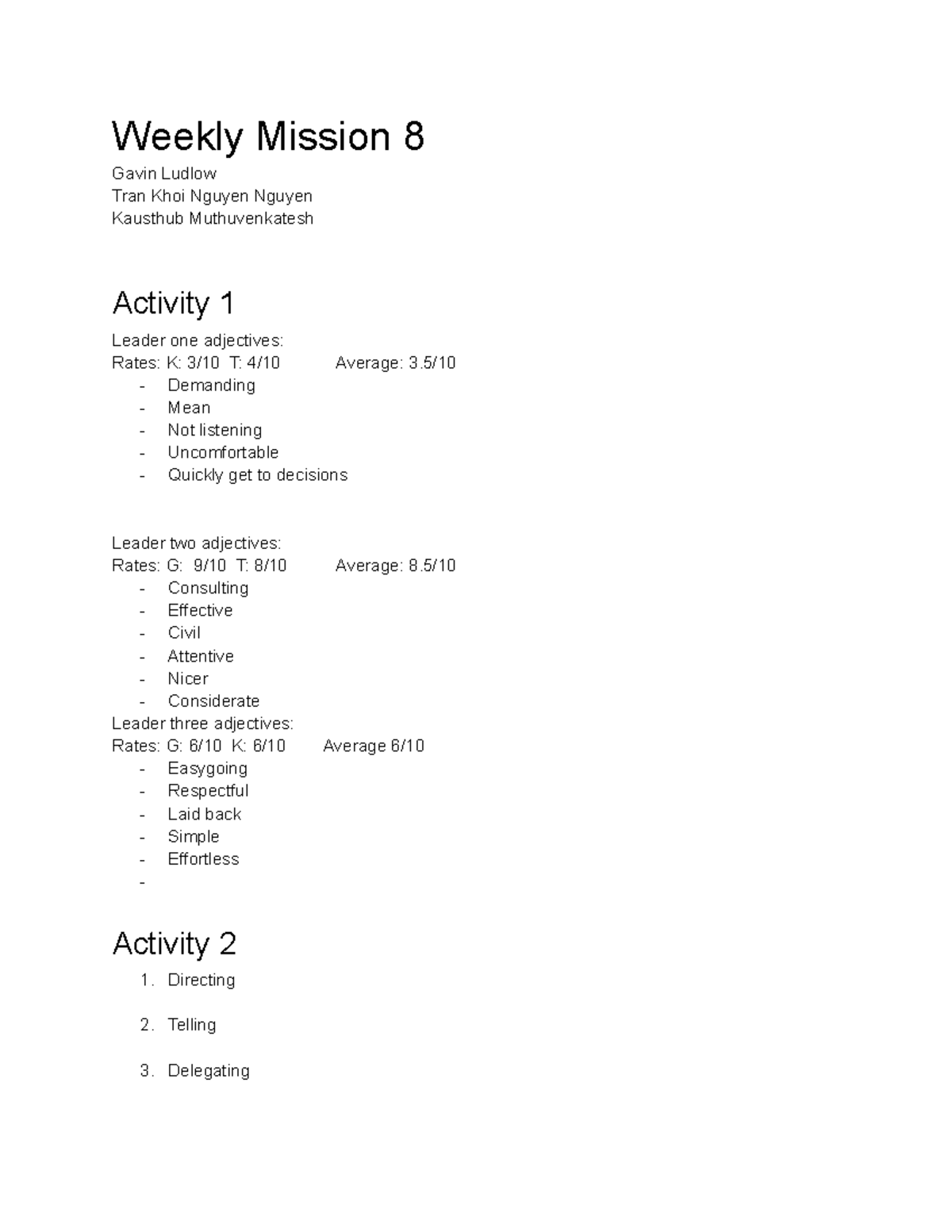 Weekly Mission 8 - Coursework from COM230 by Ms. Hashi - Weekly Mission ...