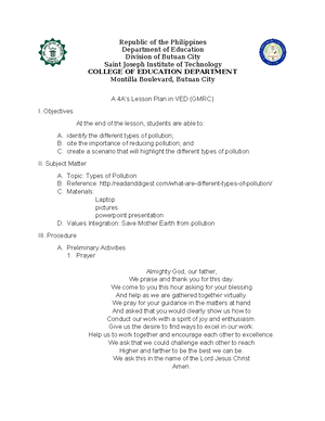 Detailed Lesson Plan Mathematics 6 Adding Dissimilar Fraction ...