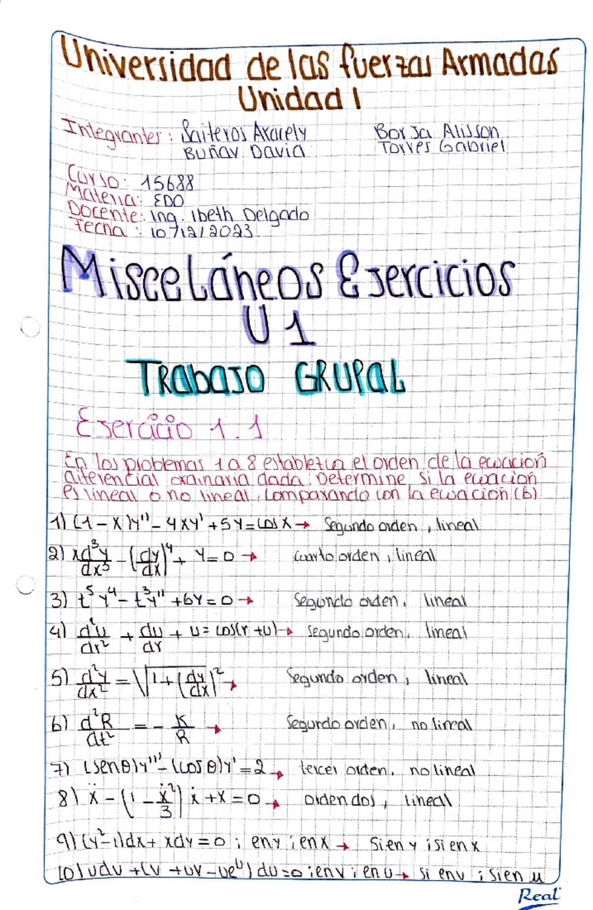 Saiteros Aracely, Buñay David, Borja Alisson, Torres Gabriel Miscelaneo ...