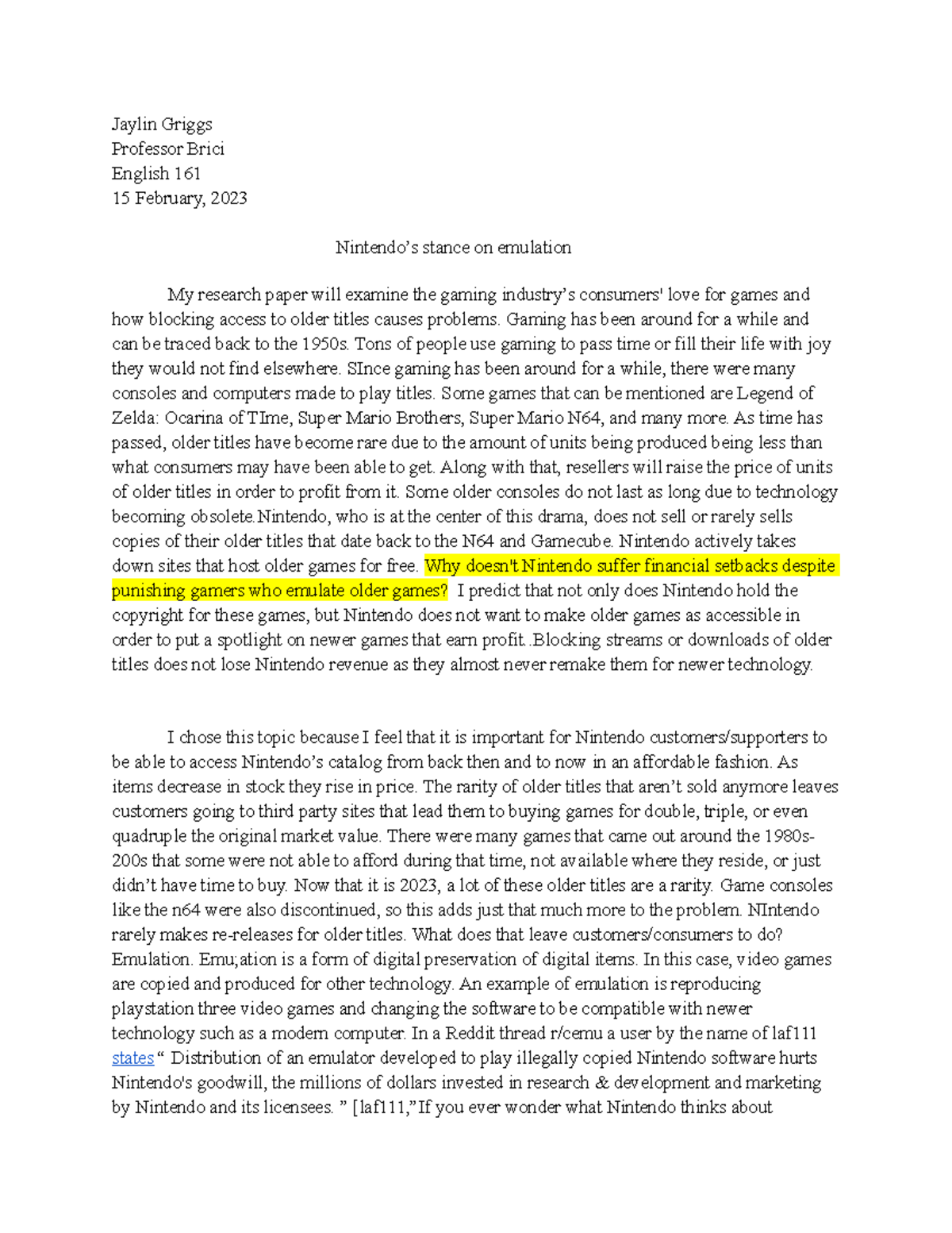 Research proposal - Proposing an idea of one's chosen topic and how a ...