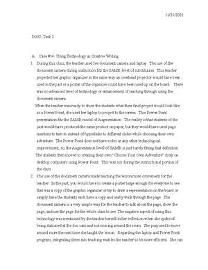 D092 Task 2 - pass - a. Case 680 – Applying listening and speaking ...