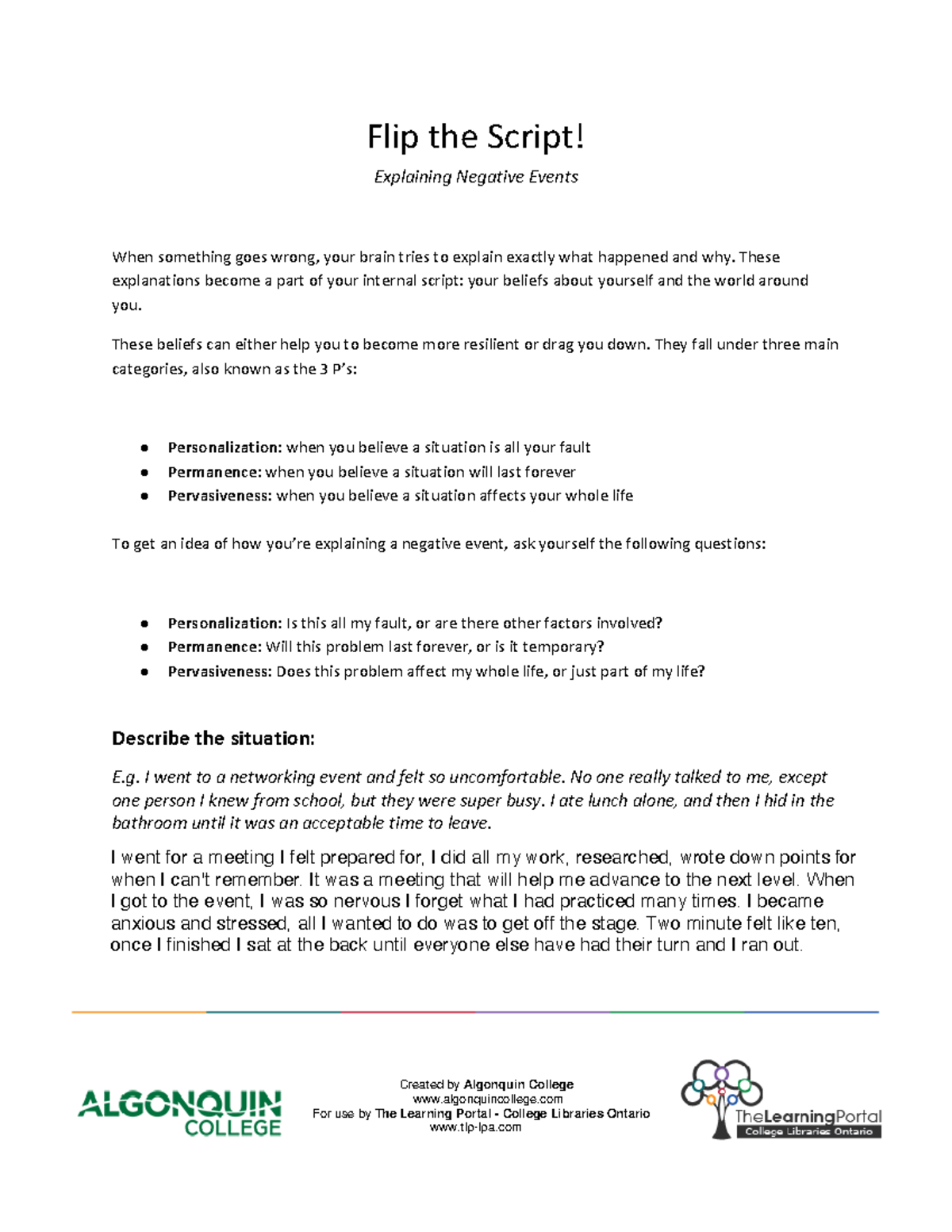 Flip The Scirpt TLP Complete - Flip the Script! Explaining Negative ...