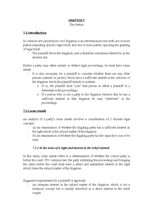Fundamental Principles of Civil Procedure C Theophilopoulos-Table of ...