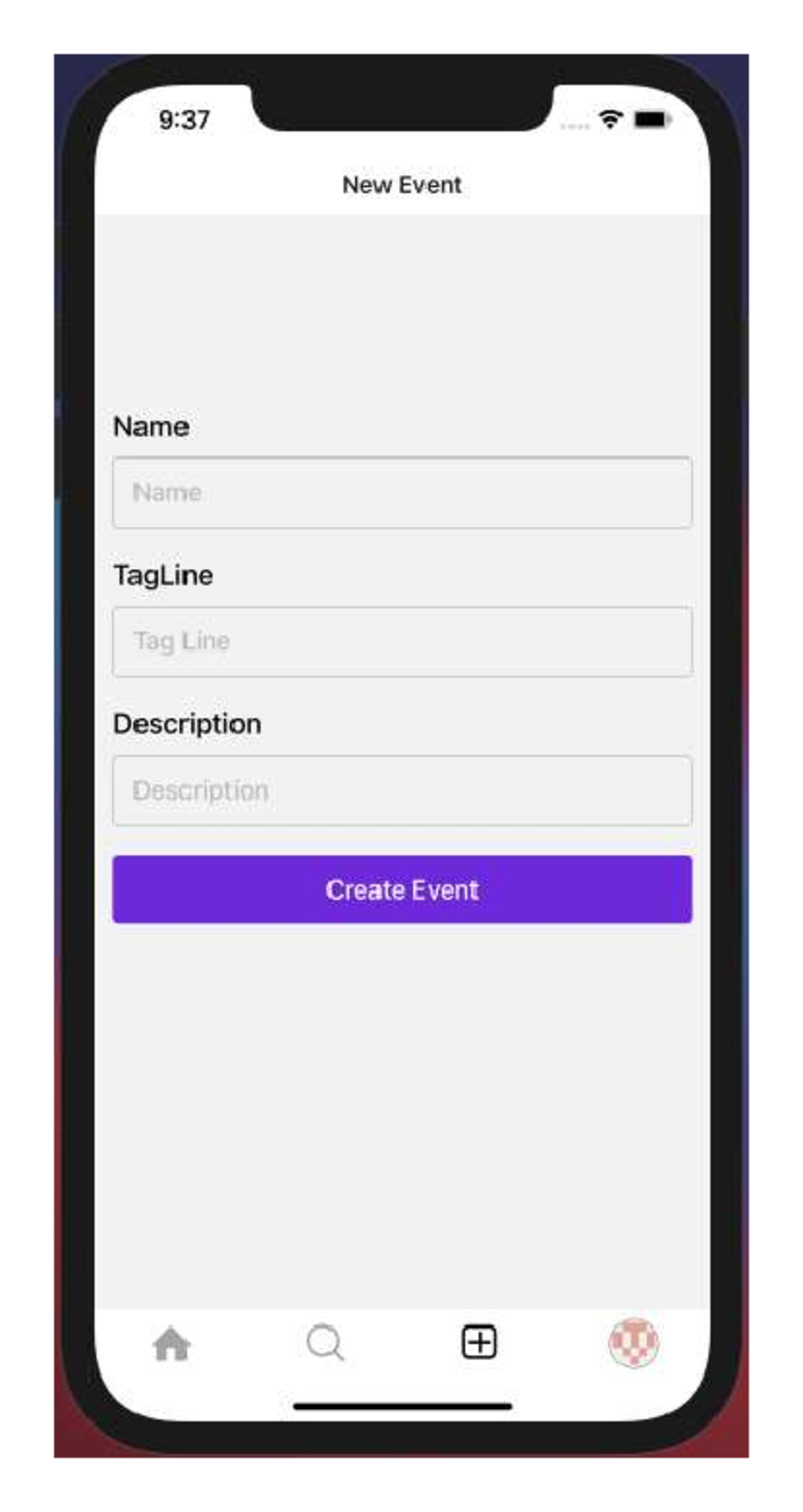 2-1 - abc xyz def - 9:37 New Event Name Name TagLine Tag Line ...