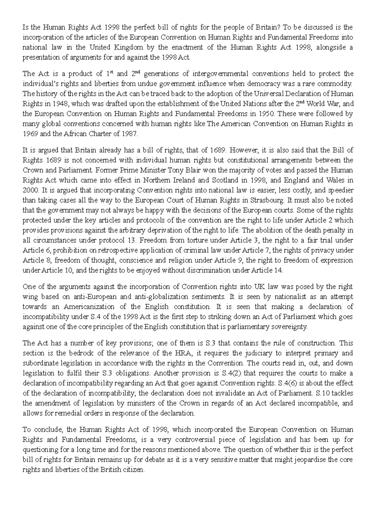 exam-q-on-human-rights-act-1998-is-the-human-rights-act-1998-the