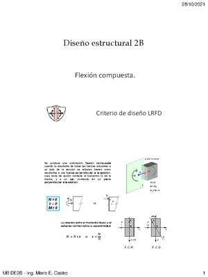 UB DE2B 10 porticos 2020 - Continuidad estructural Pórticos Diseño ...