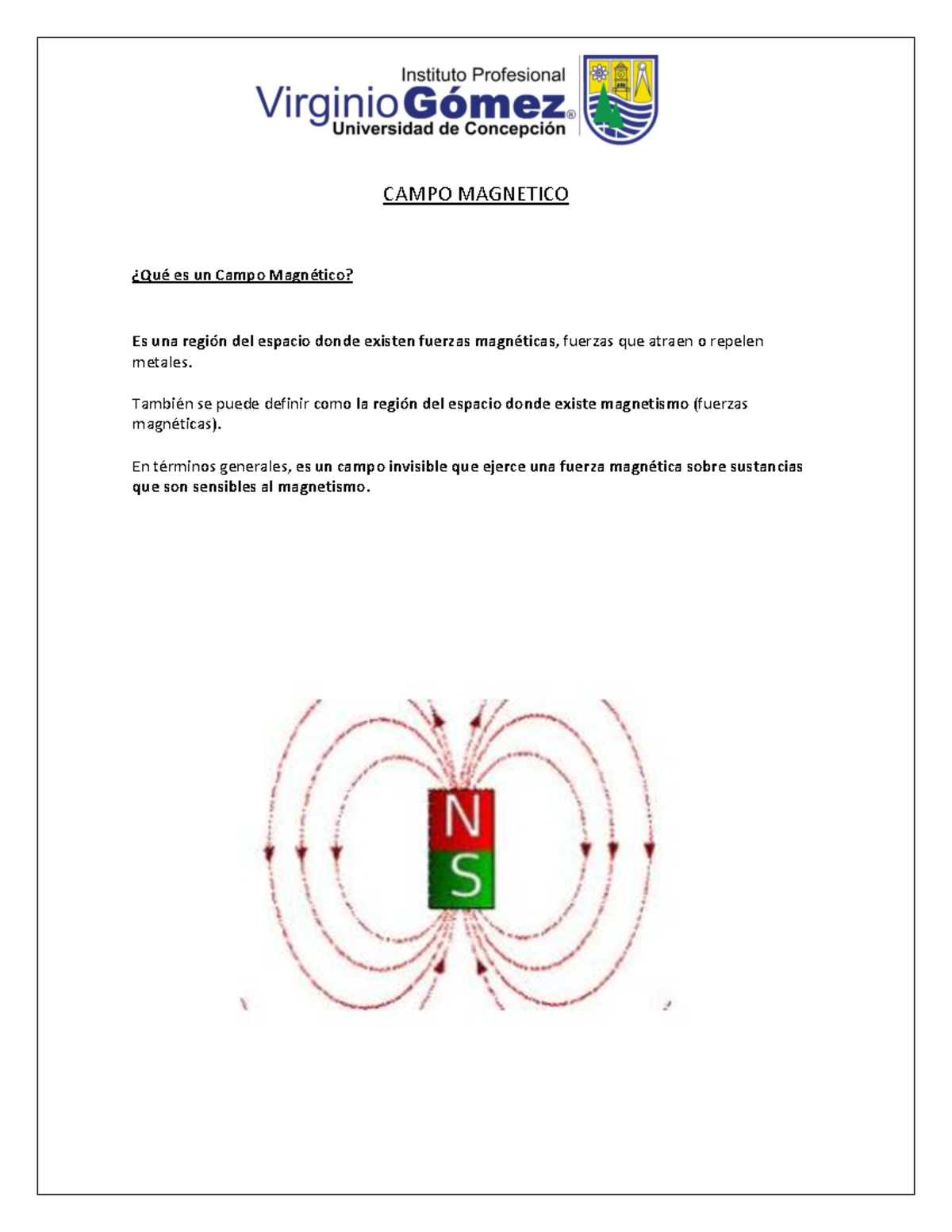 Campo Magnetico - CAMPO MAGNETICO ¿Qué es un Campo Magnético? Es una ...