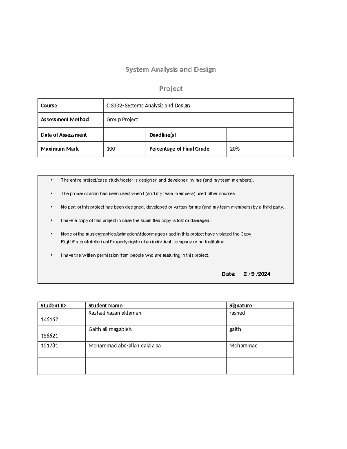 Inbound 6724208812329634969 - System Analysis and Design Project Course ...