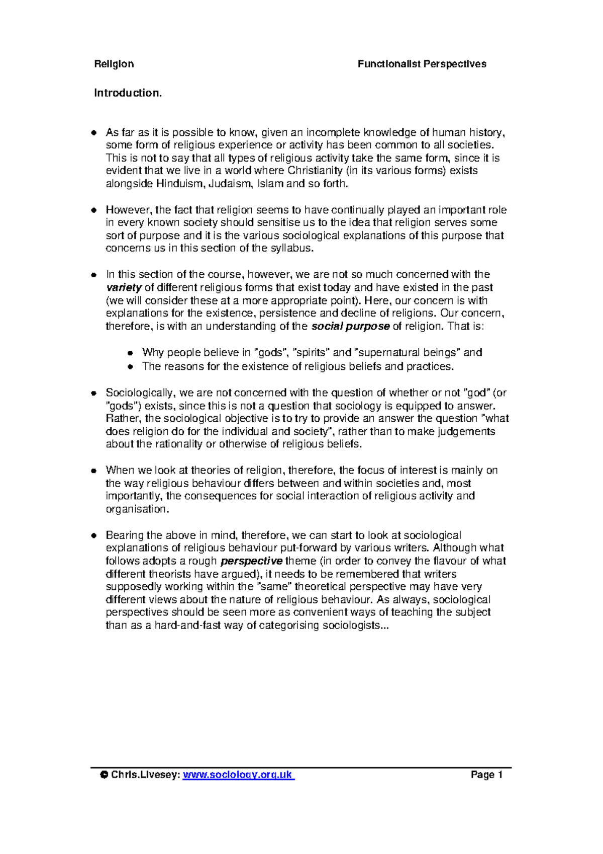 Frel - Hggffgh - Introduction. As far as it is possible to know, given ...