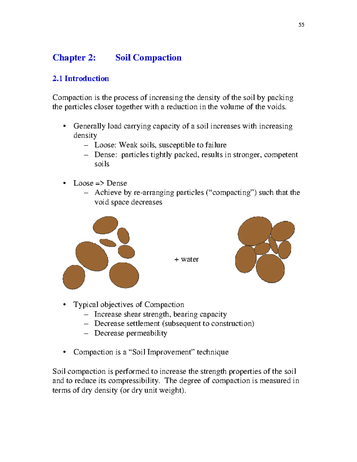 3208-2-Compaction - Chapter 2: Soil Compaction 2 Introduction ...