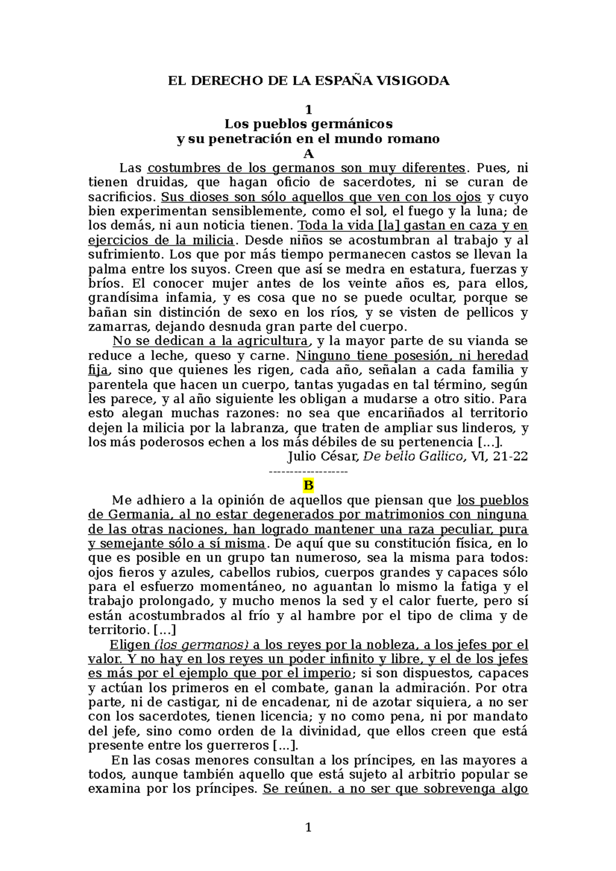 Textos de Historia del Derecho. Lección 4. España visigoda - EL DERECHO ...