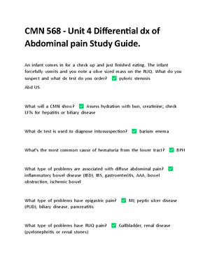 CMN 568- Unit 6 Test with Verified Answers. - CMN_- 568 - _-Unit_- 6 ...