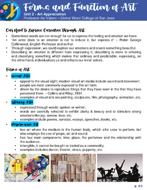 04-Handouts-Artists-and-Artisans - Artists An art practitioner (painter ...