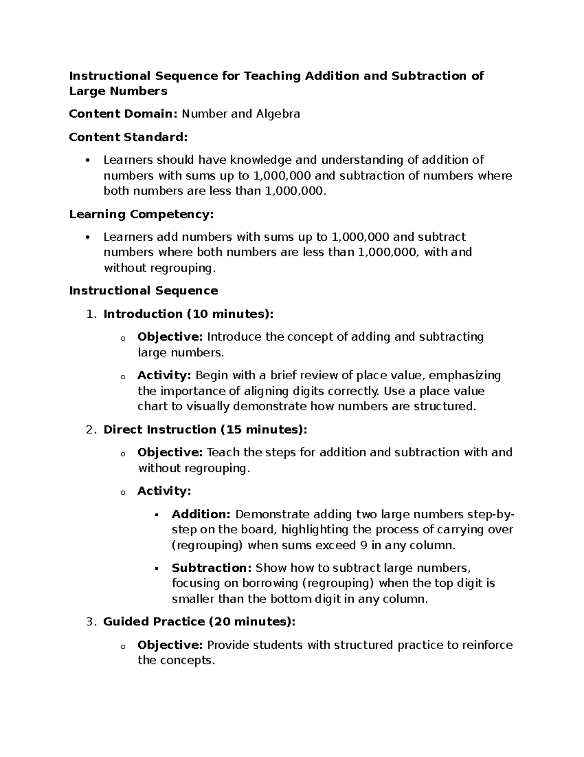 Adding and Subtracting numbers with and without regrouping ...