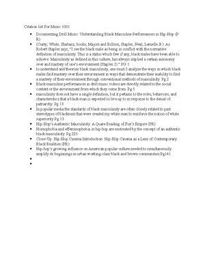 Sixties Four - Good notes bad course - FA/MUSI1520 A Participation ...