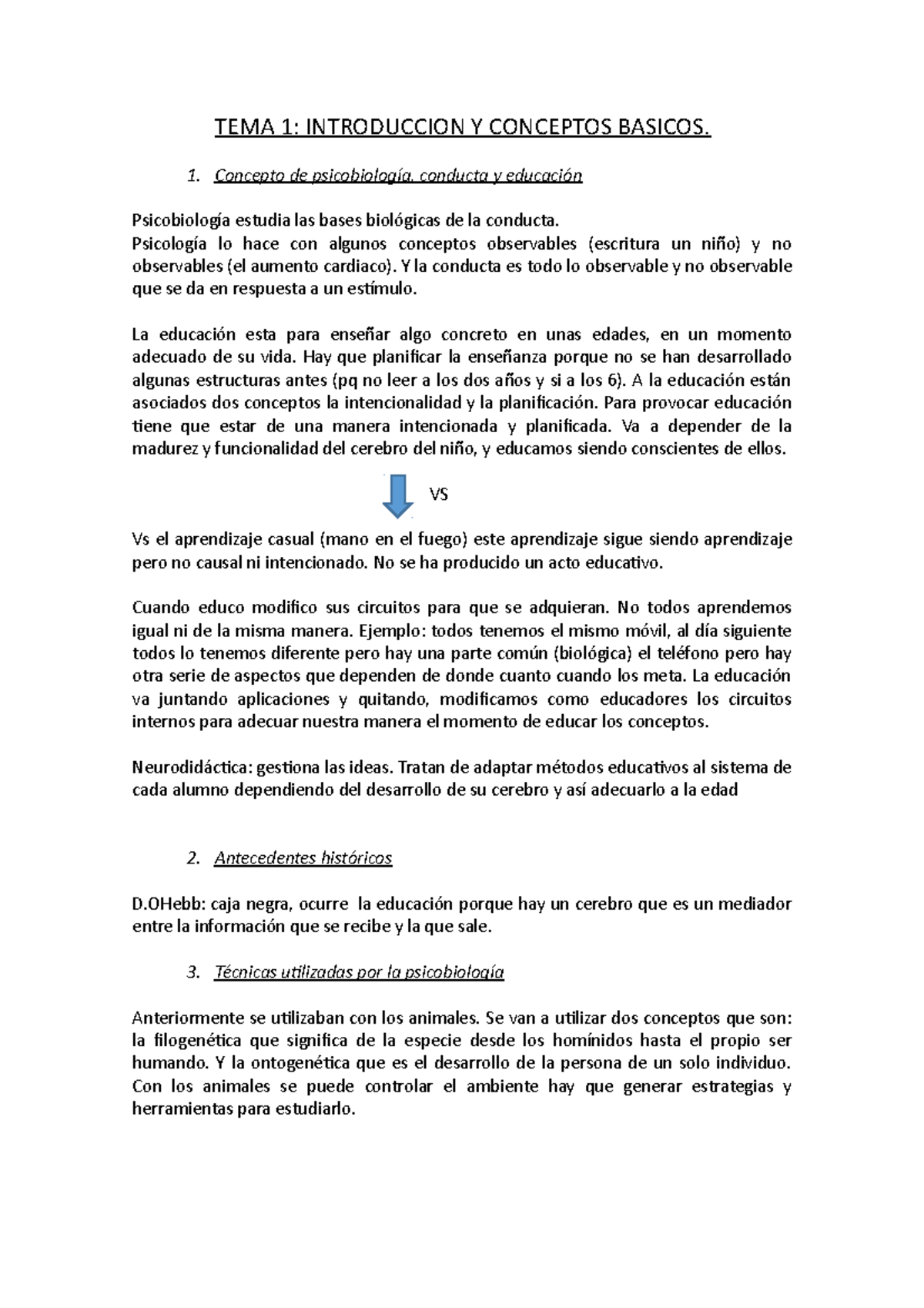 TEMA1. introduccion y conceptos basicos - TEMA 1: INTRODUCCION Y CONCEPTOS BASICOS. 1. Concepto ...