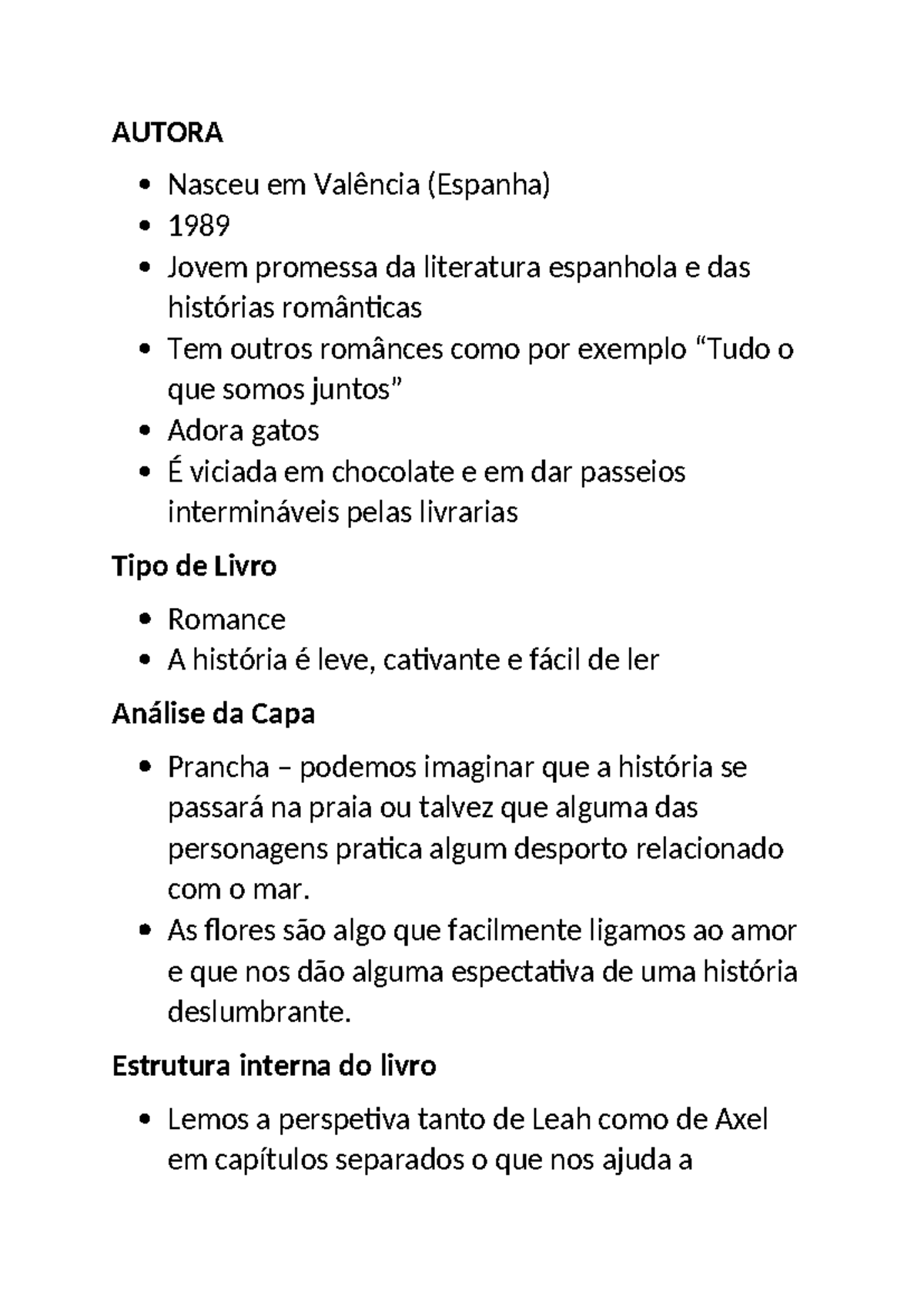 1ª Apresentação oral - hshshd - AUTORA Nasceu em Valência (Espanha ...