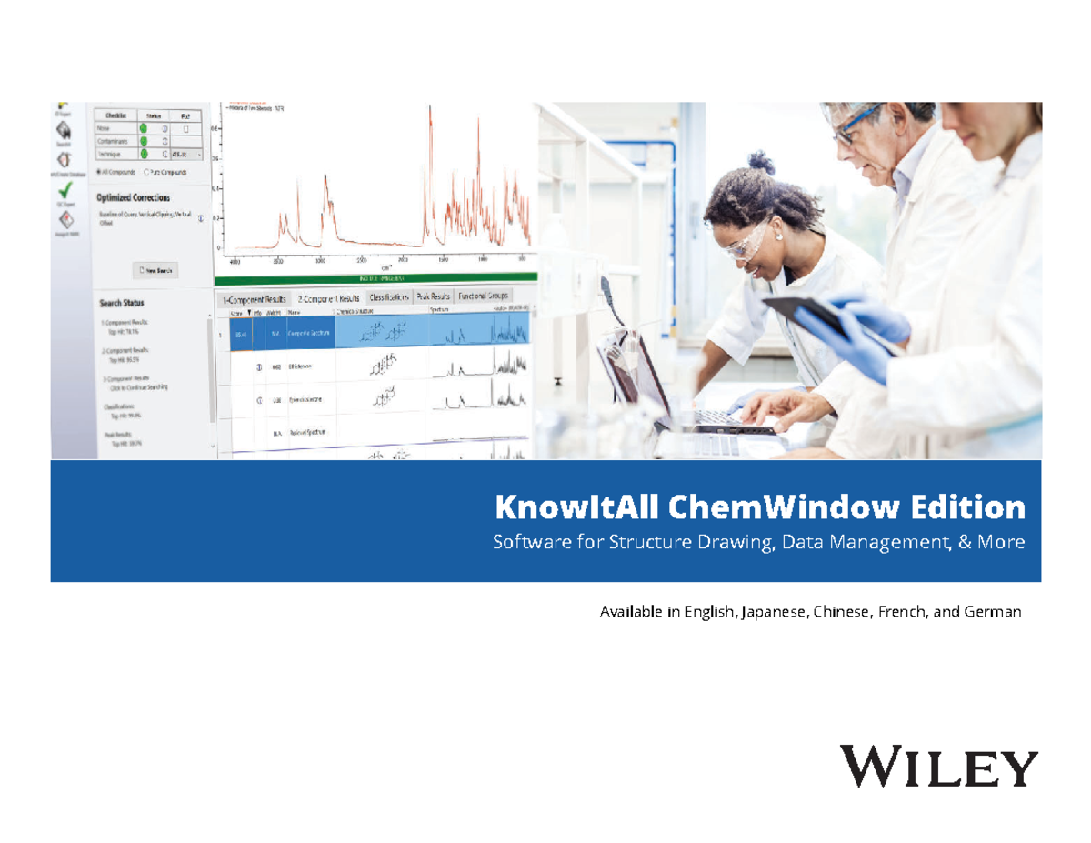 95375-Wiley Know It All Software Chem Window Edition Brochure ...