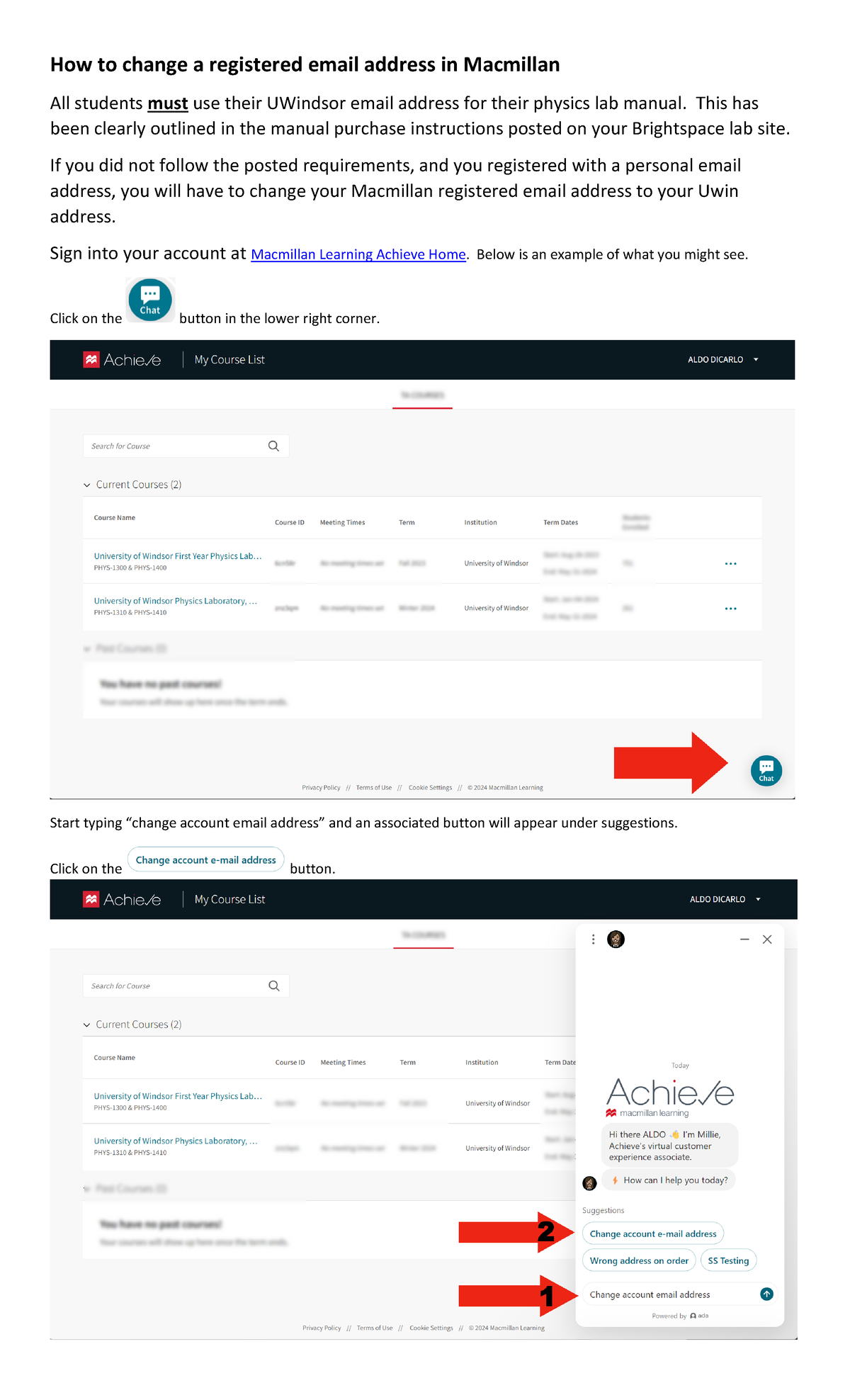 How to Change Macmillan email address FAQ - How to change a registered ...
