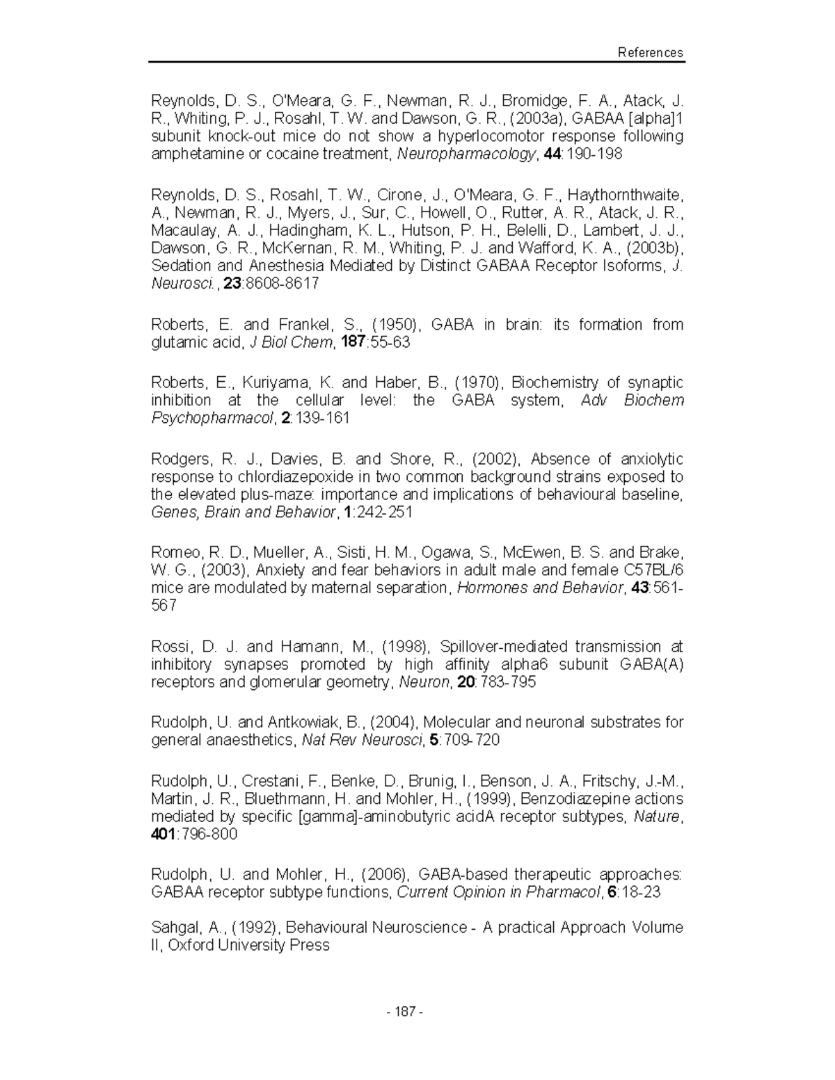 Market genetic 30 - References 18 7 Reynolds, D. S., O'Meara, G. F ...