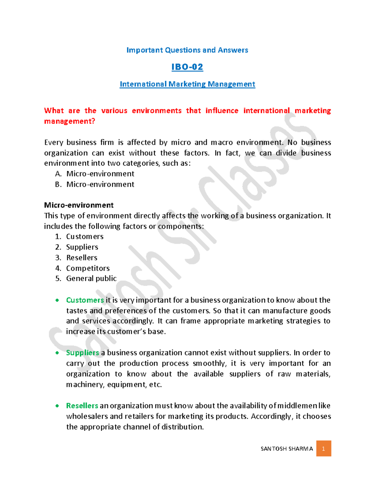 IBO-02 Short Notes - Summary Research Methodology and Statistical ... IBO-02 Short Notes - Summary Research Methodology and Statistical ...