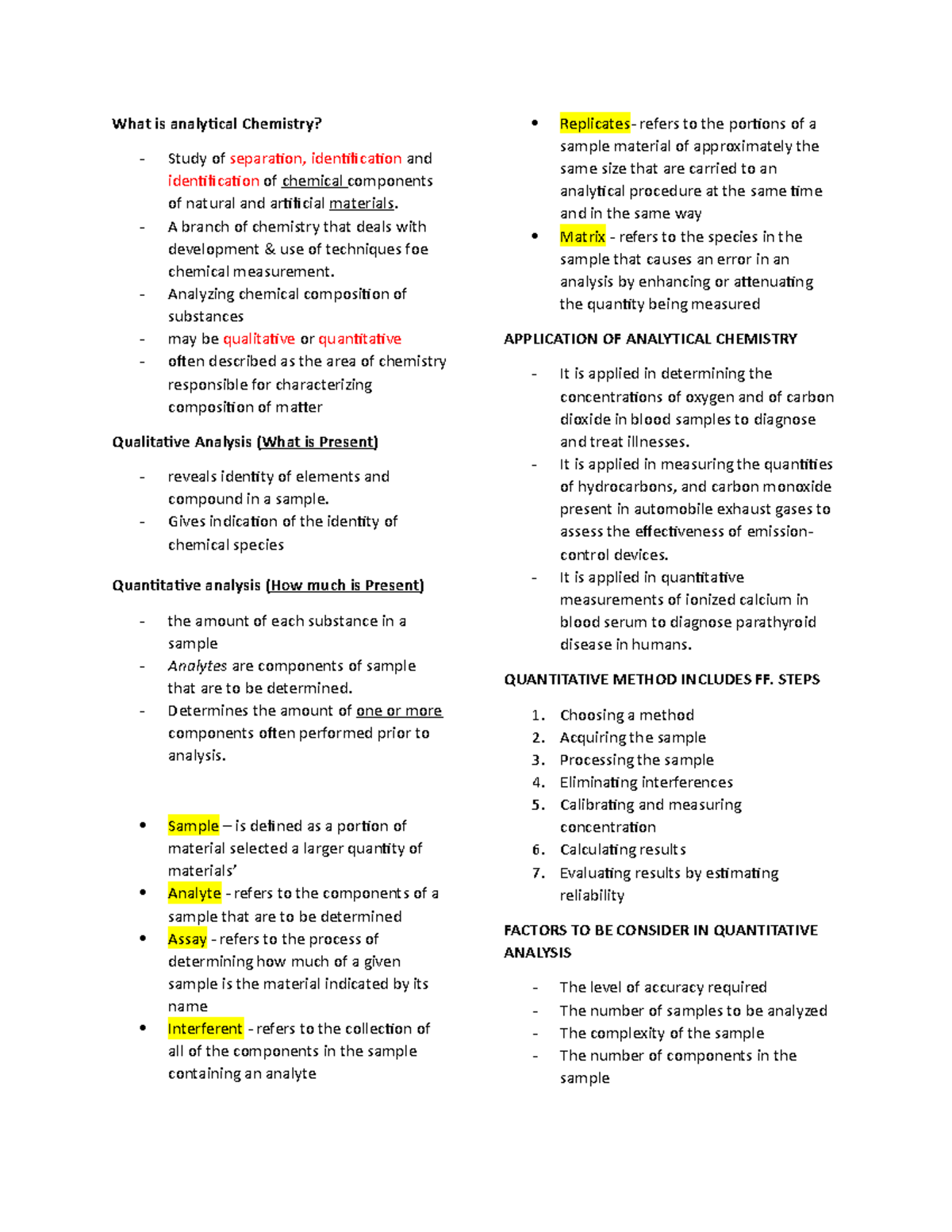 What is analytical Chemistry - What is analytical Chemistry? Study of ...