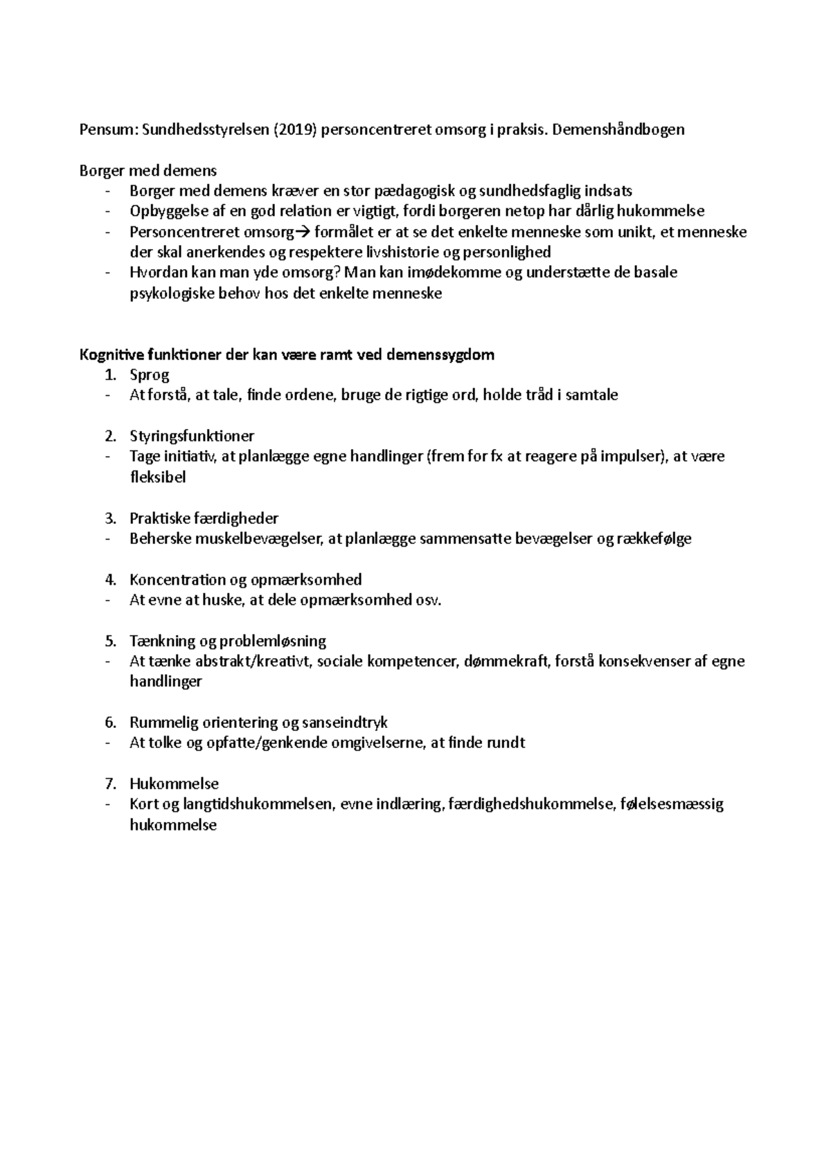 Demens-Tom-Kitwood - den er en god forklaring - Pensum ...