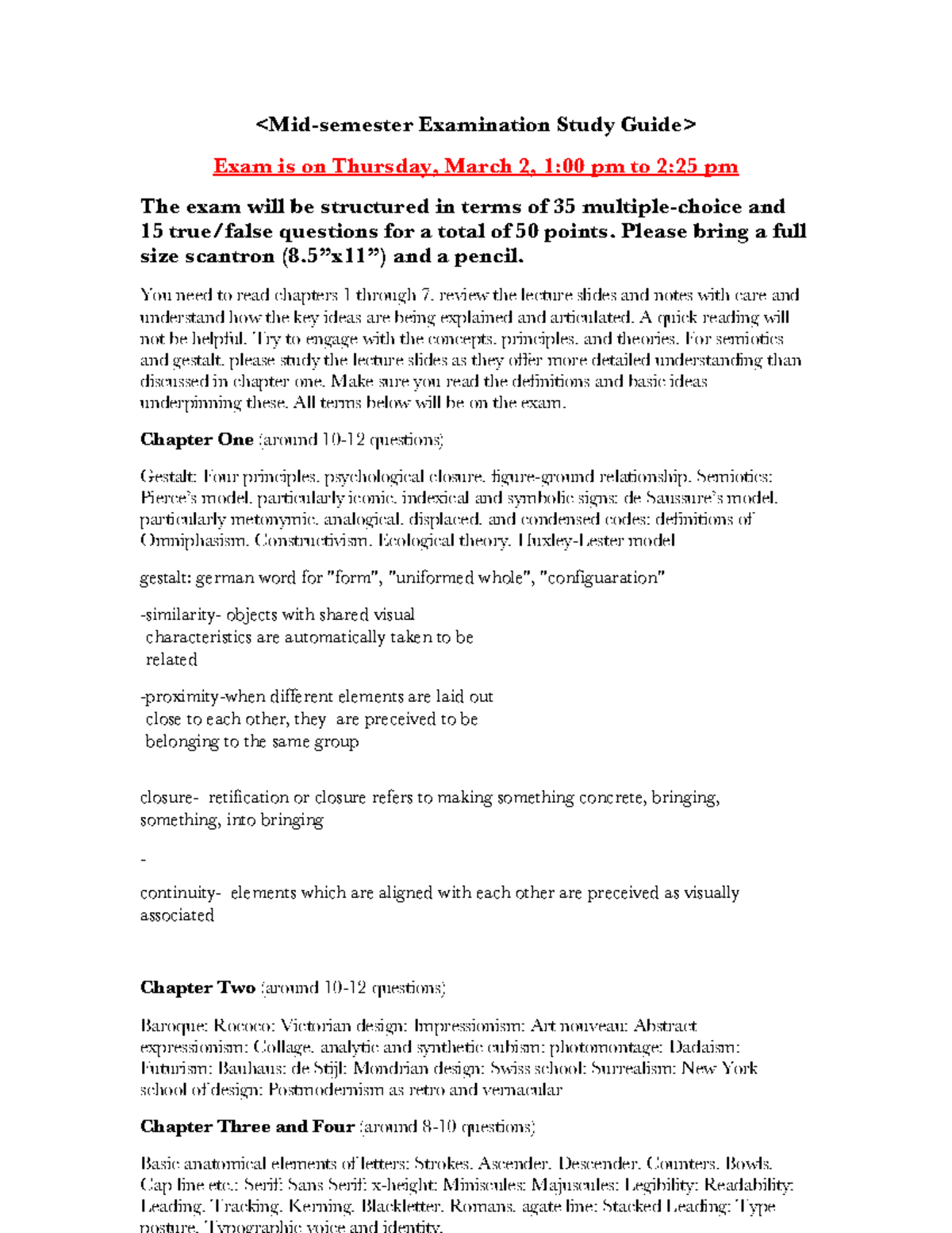 Midterm exam study guide - VCOM 2010 - MTSU - Studocu